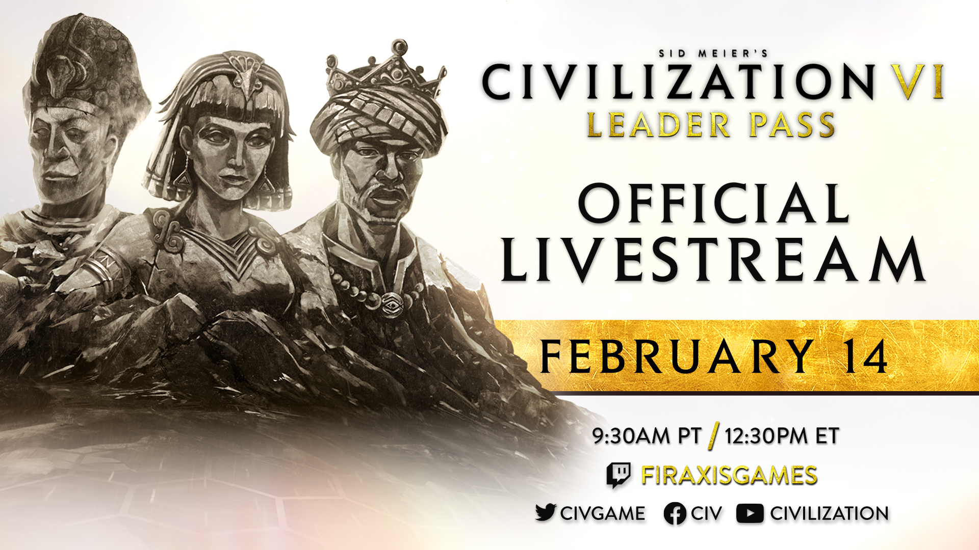 Civilization 6 Leader Pass: Rulers of the Sahara – 2/14 Developer Livestream - CivFanatics